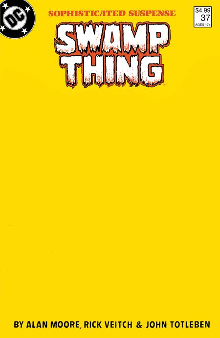 Saga of the Swamp Thing #37 Facsimile Edition Blank Sketch Variant (20 ...